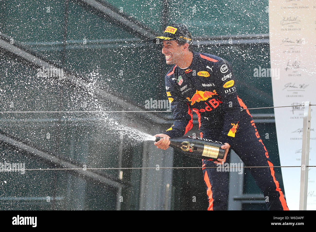 Podium f1 champagne hi-res stock photography and images - Alamy