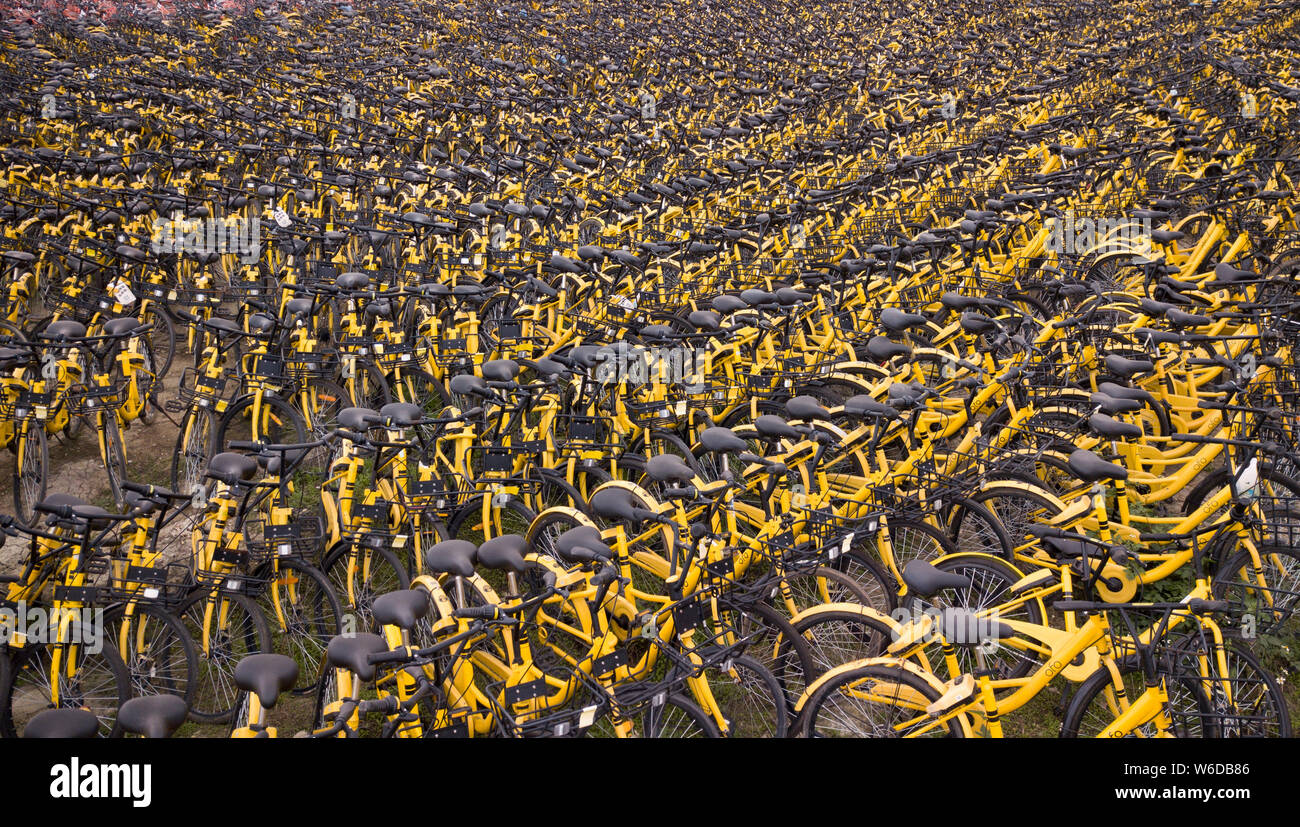 Bicycle graveyard china hi-res stock photography and images - Alamy