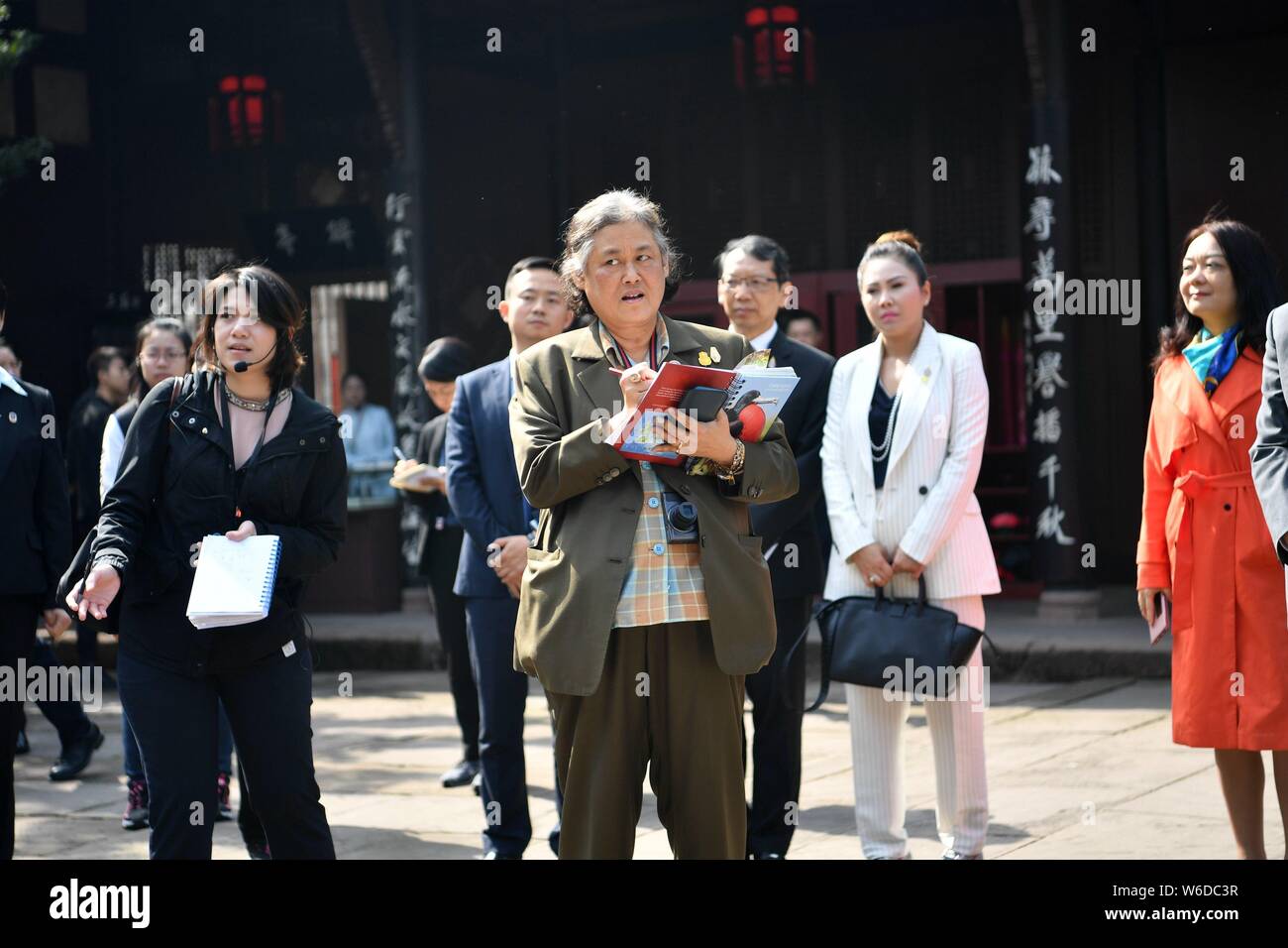 Thai Princess Maha Chakri Sirindhorn visits the San Su Temple in ...