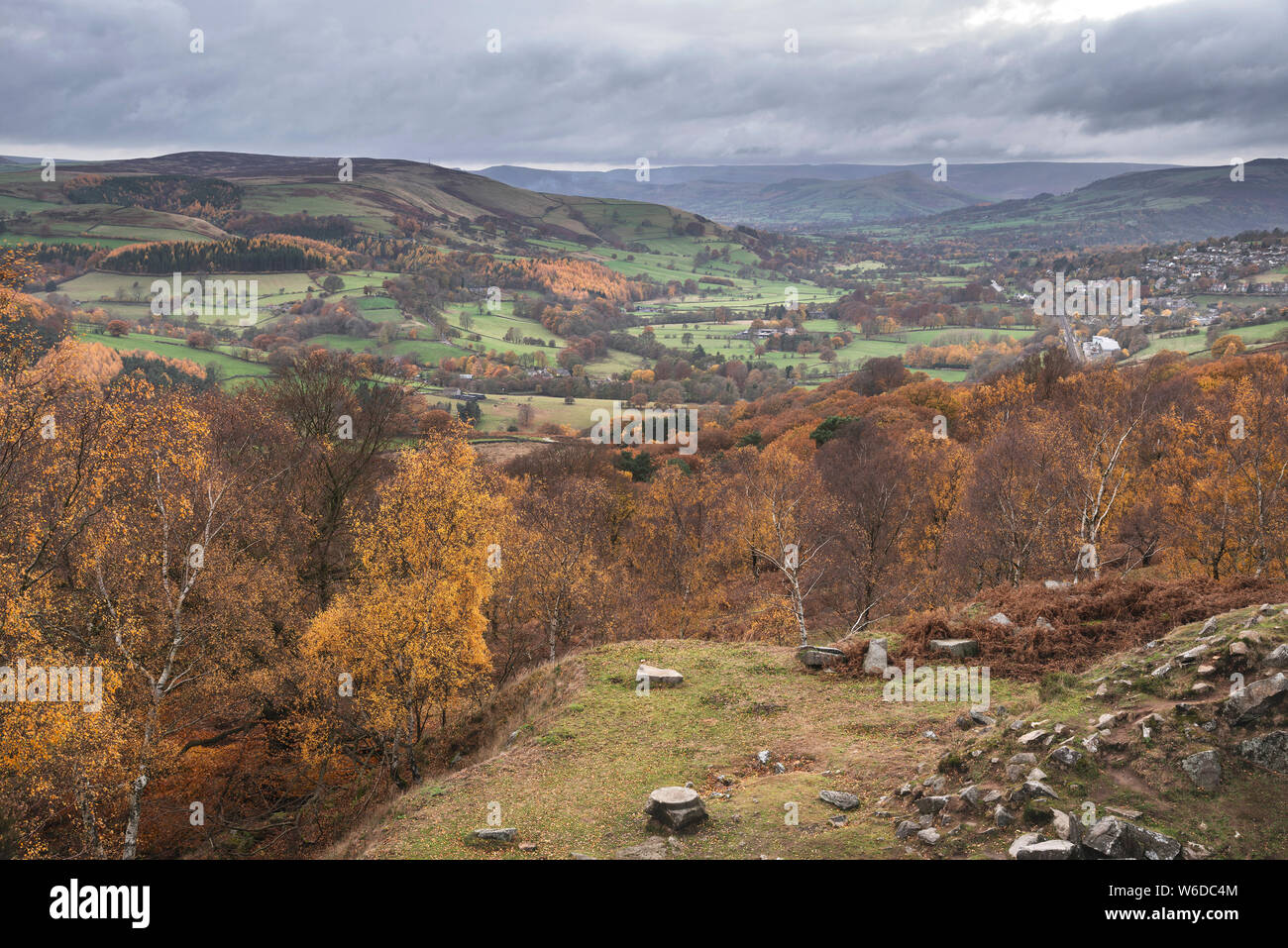 Beautiful Autumn Fall landscape scene from Surprise View in Peak ...