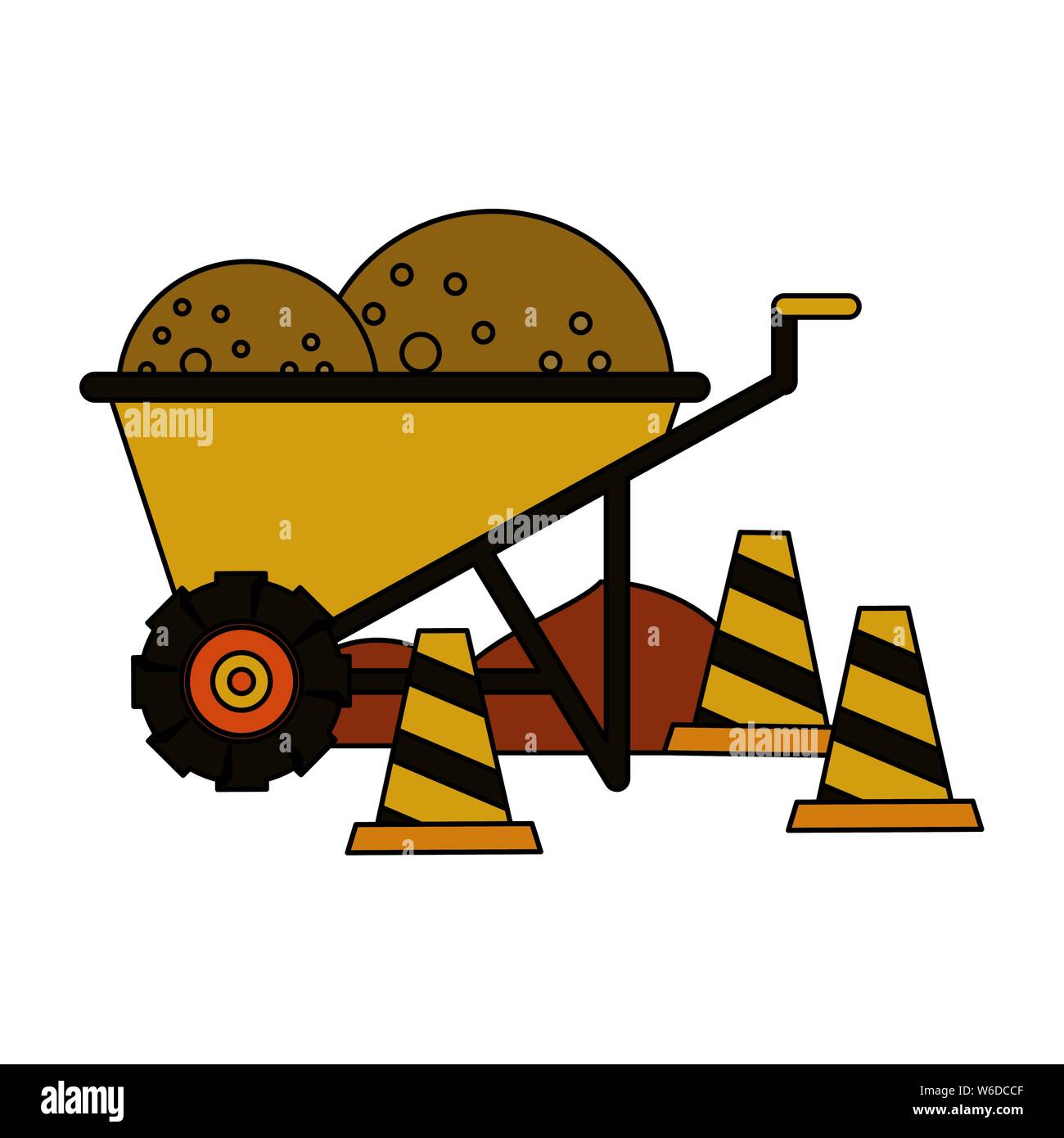 construction architectural engineering work cartoon Stock Vector Image ...