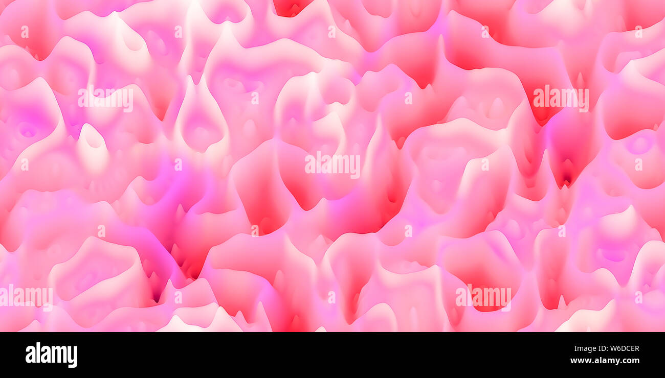 Abstract seamless texture of smooth waxy spikes like melted wax or ...