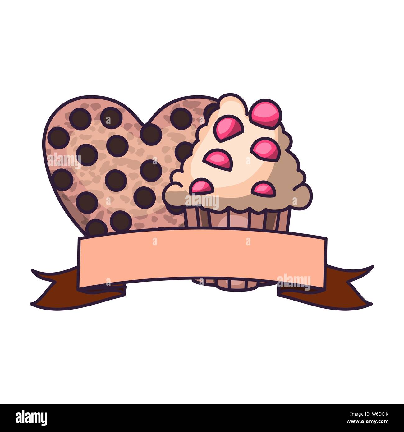 delicious bakery cakes and cookies Stock Vector Image & Art - Alamy