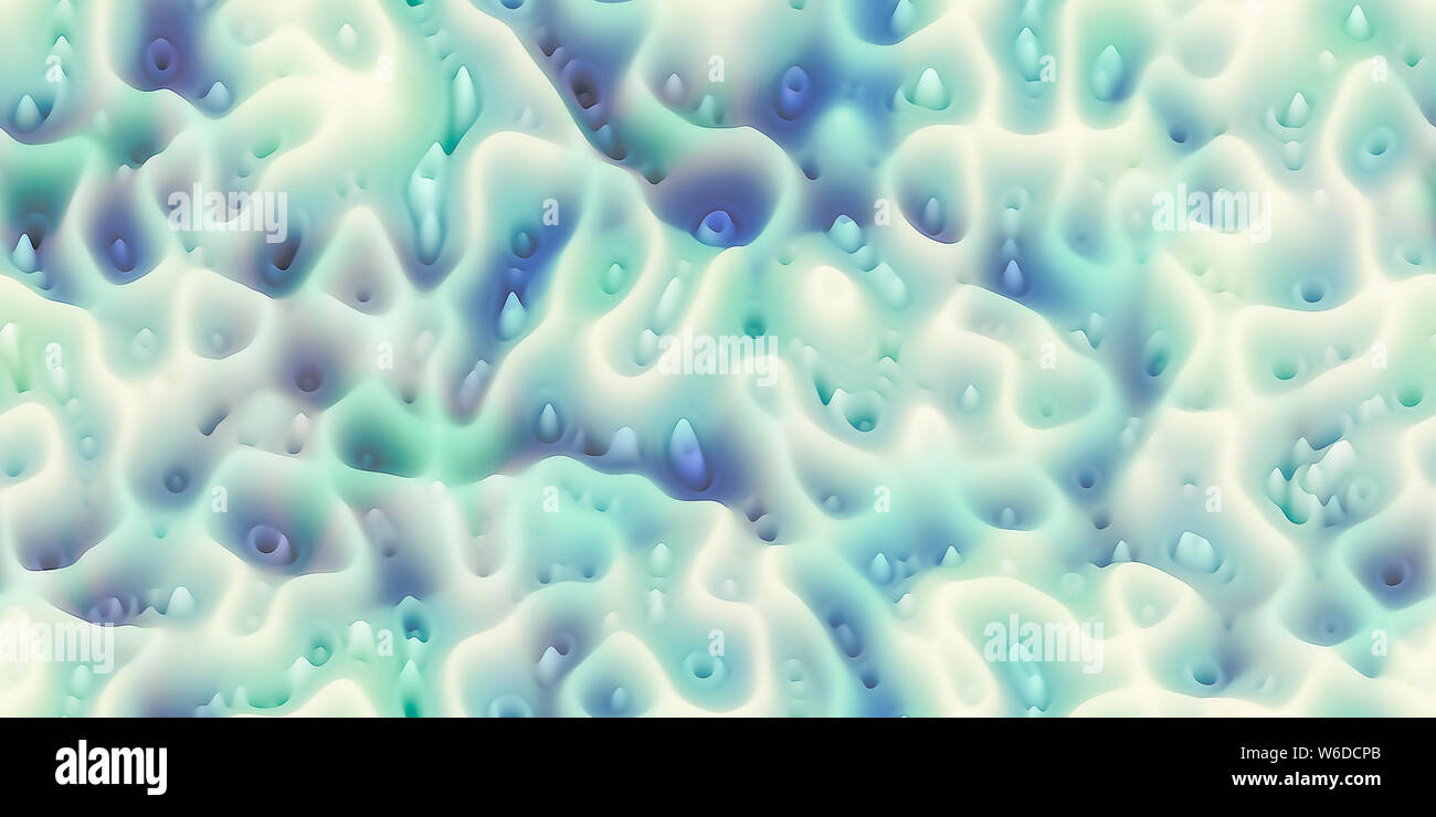 Abstract seamless texture of smooth waxy spikes like melted wax or ...