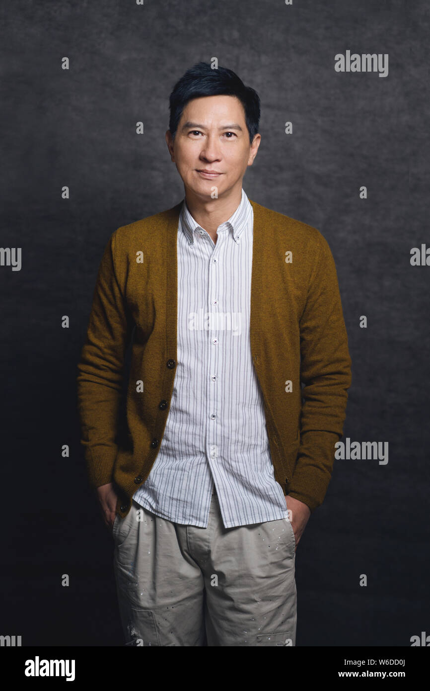 Hong Kong actor Nick Cheung poses for portrait photos during an ...