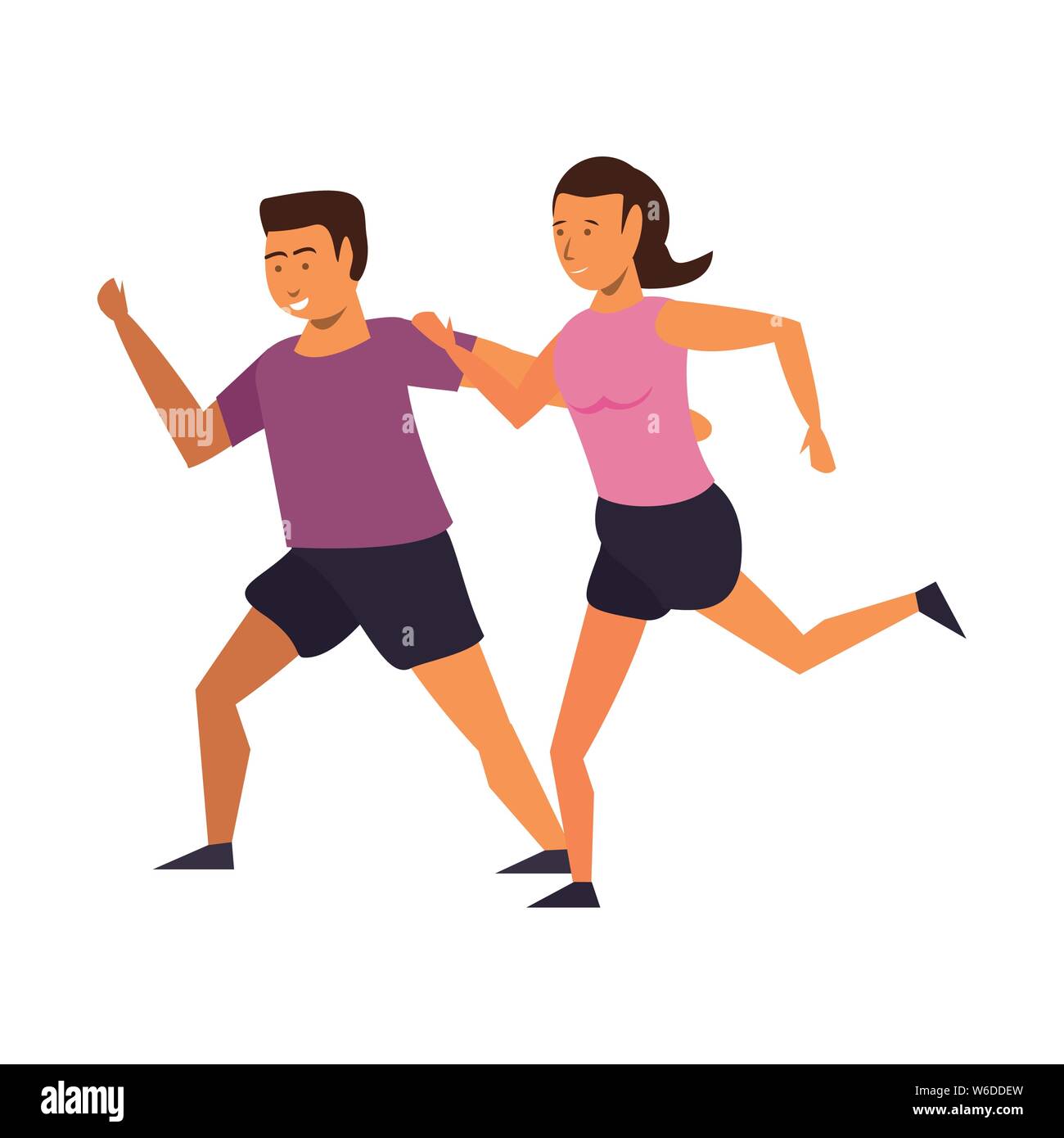 fitness sport exercise lifestyle cartoon Stock Vector Image & Art - Alamy