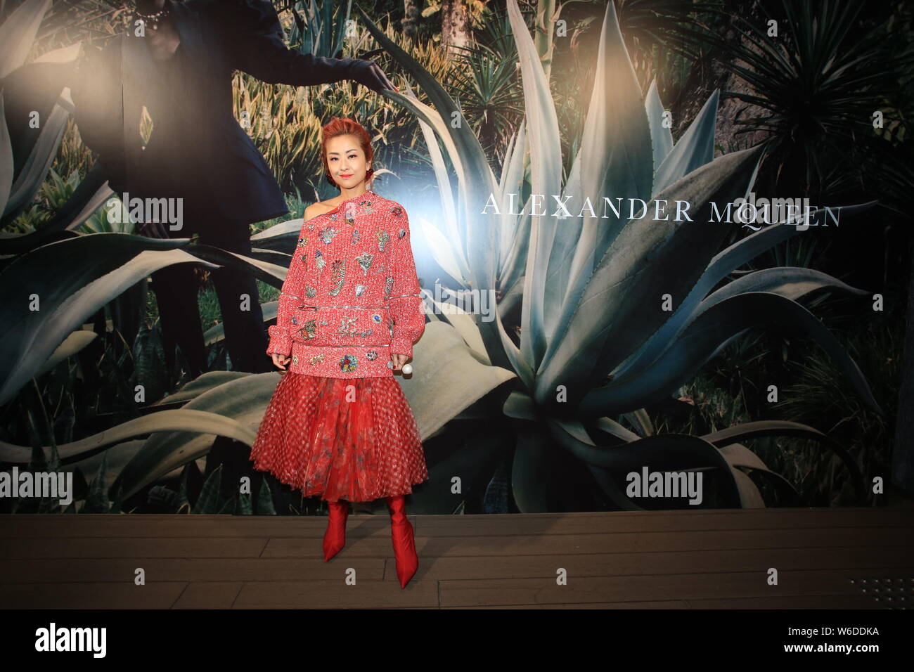 Hong Kong actress Hilary Tsui attends a promotional event for Alexander ...