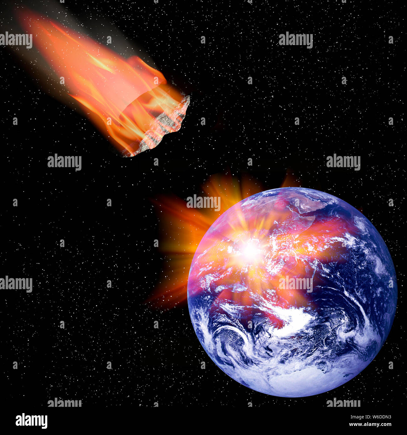 Asteroid collision hi-res stock photography and images - Alamy