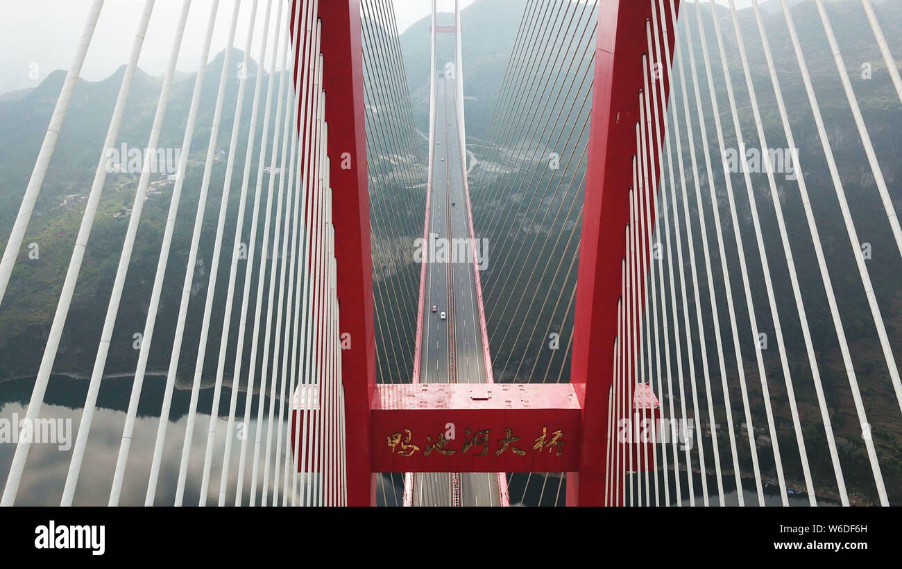 Yachi river bridge in guizhou, china hi-res stock photography and ...