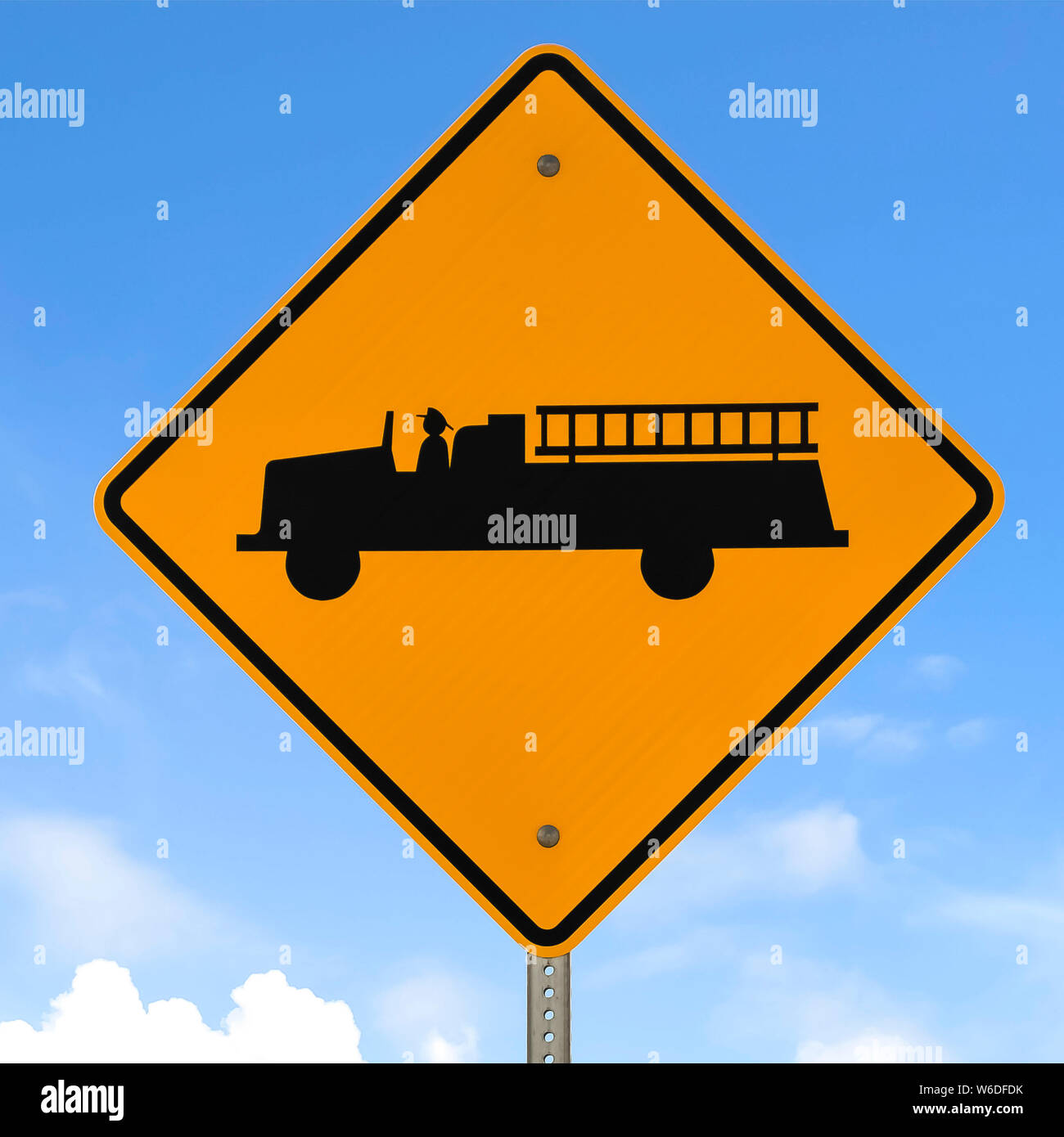 Advance warning sign hi-res stock photography and images - Alamy