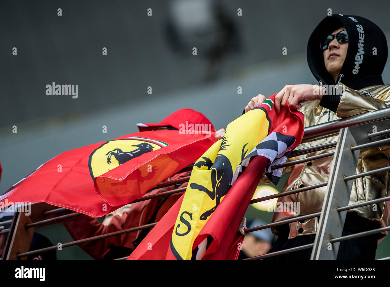 Ferrari flags hi-res stock photography and images - Alamy