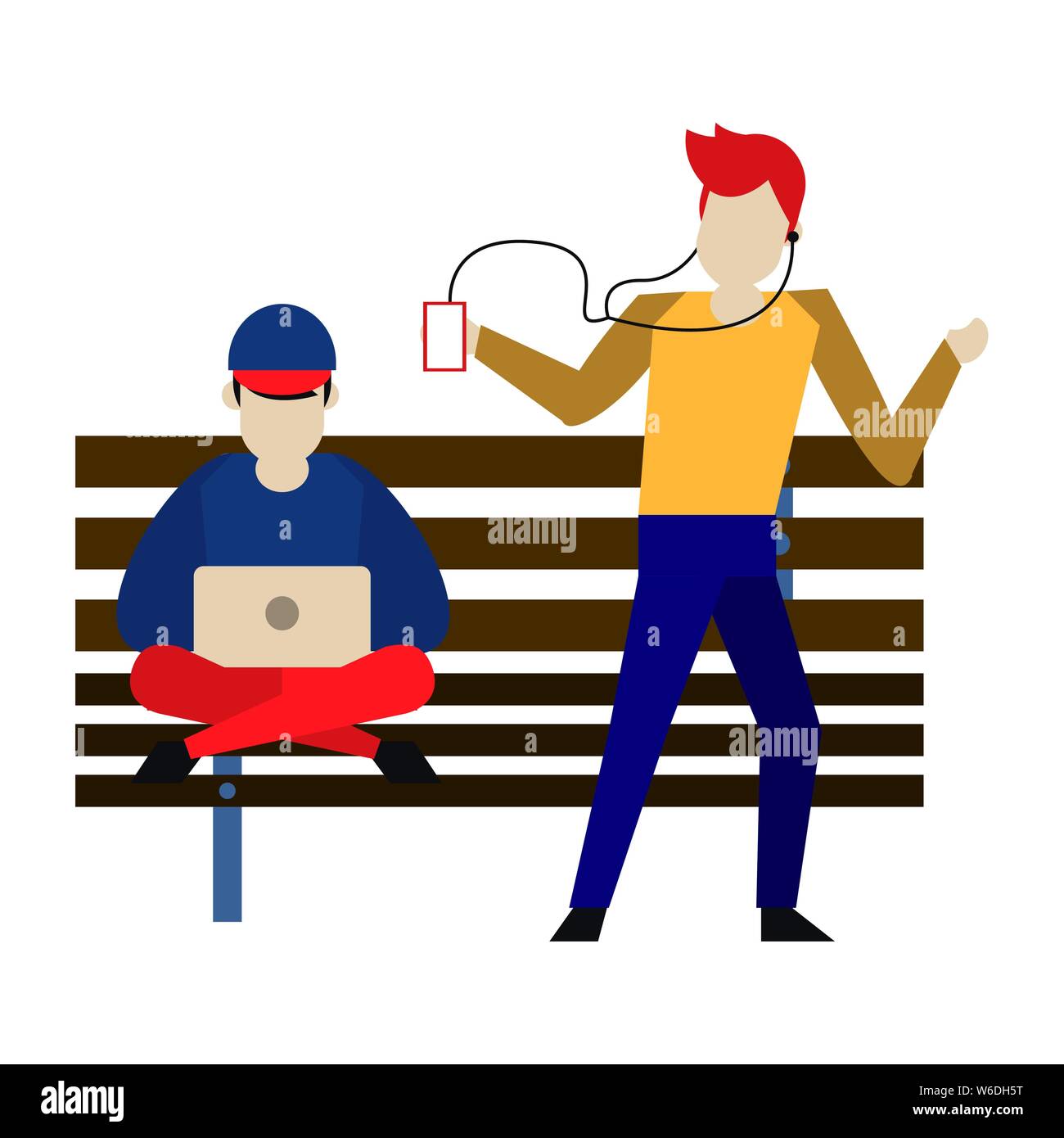 social media network chatting cartoon Stock Vector Image & Art - Alamy