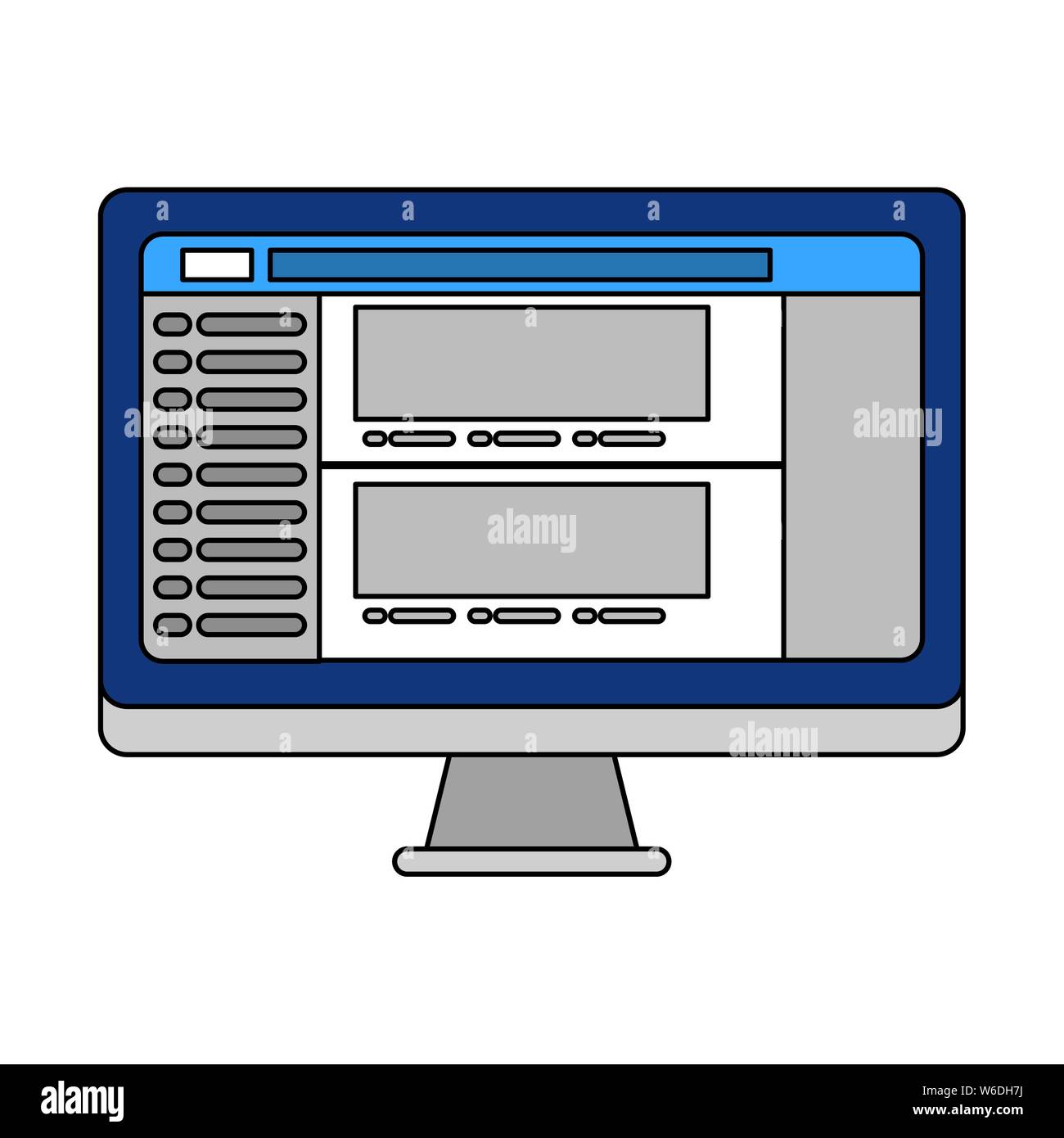 social media network chatting cartoon Stock Vector Image & Art - Alamy