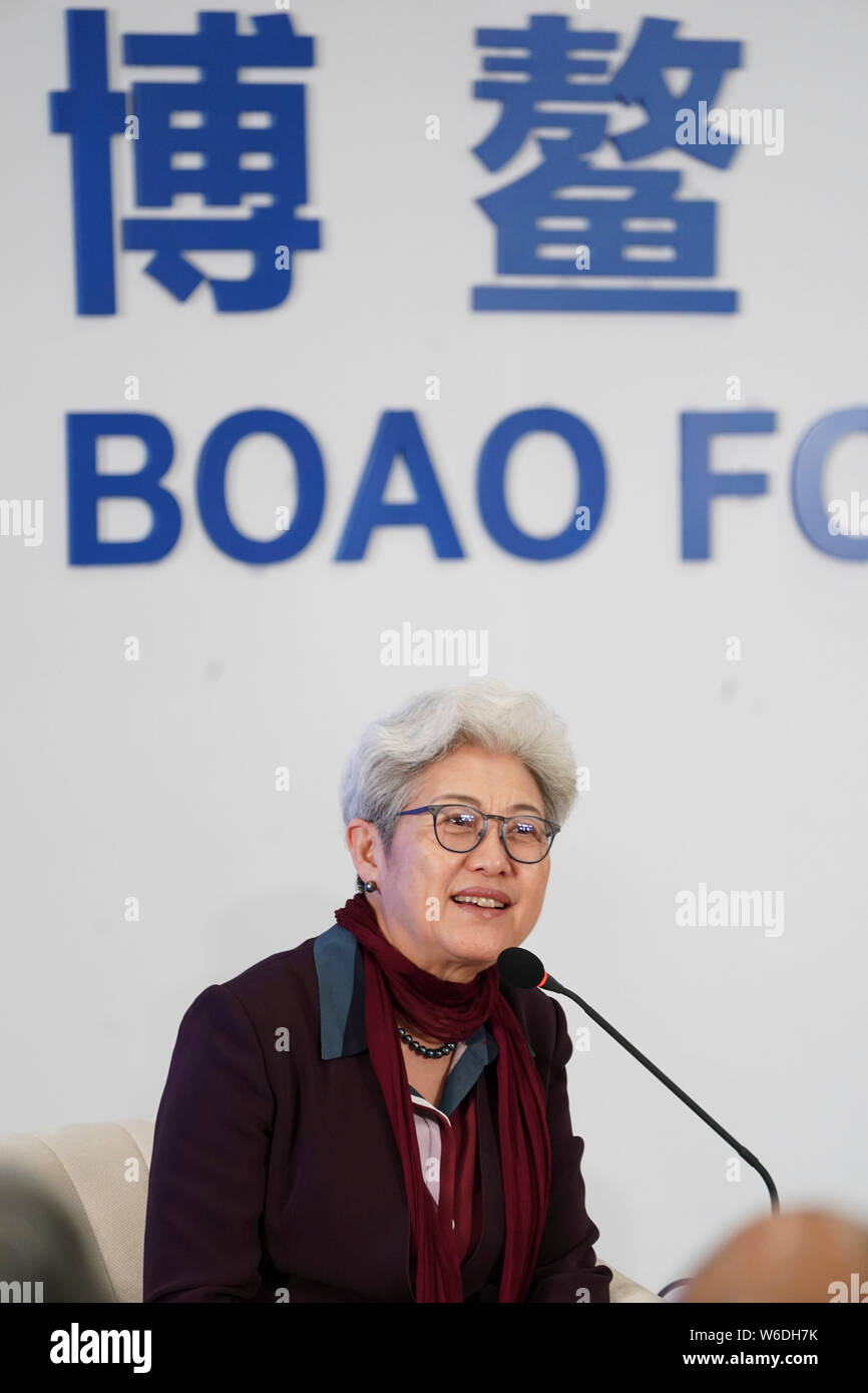 Fu Ying, Vice Minister of Foreign Affairs, attends the sub-forum of ...