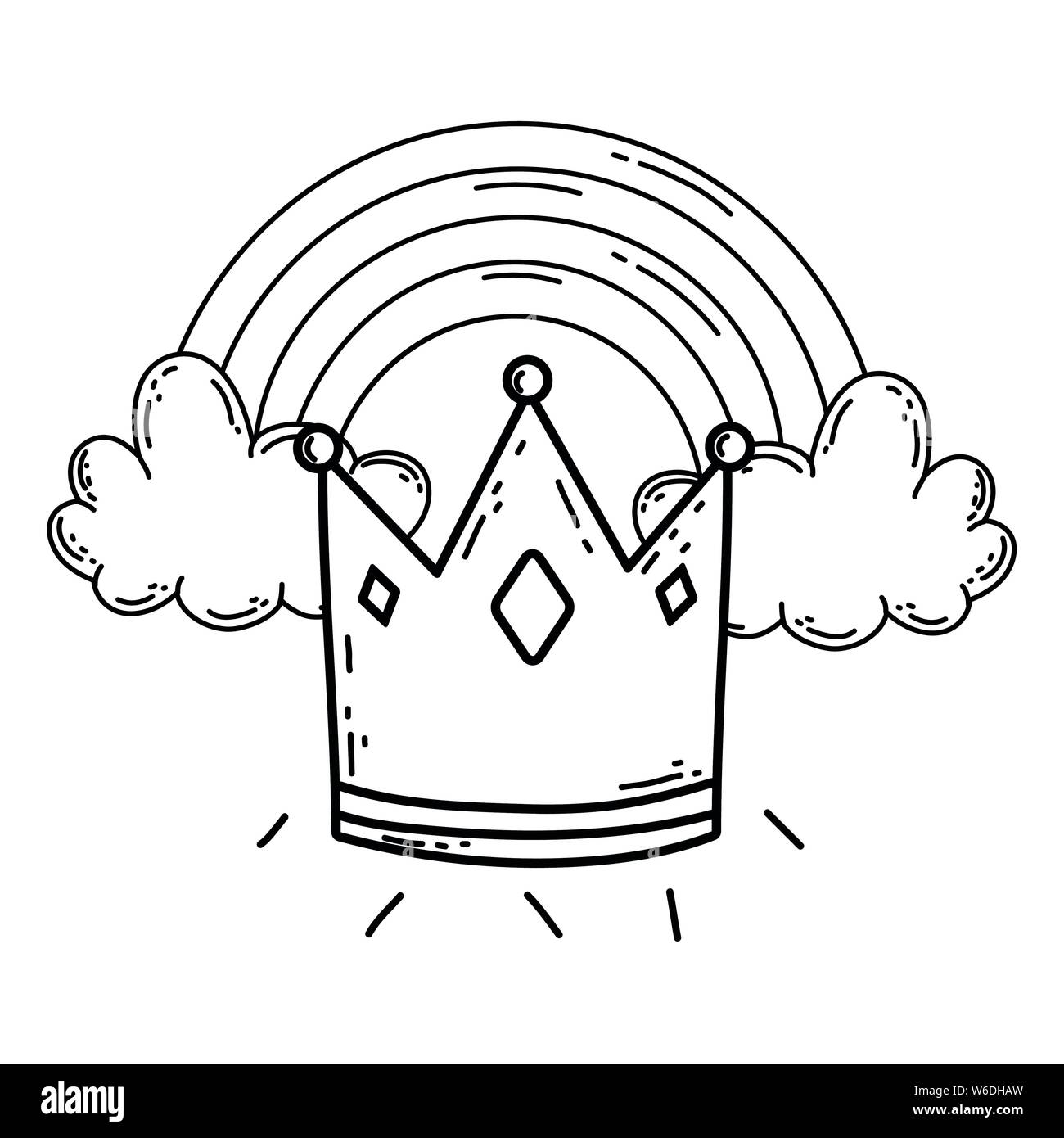 Royal crown design, King queen luxury jewelry insignia and emperor ...