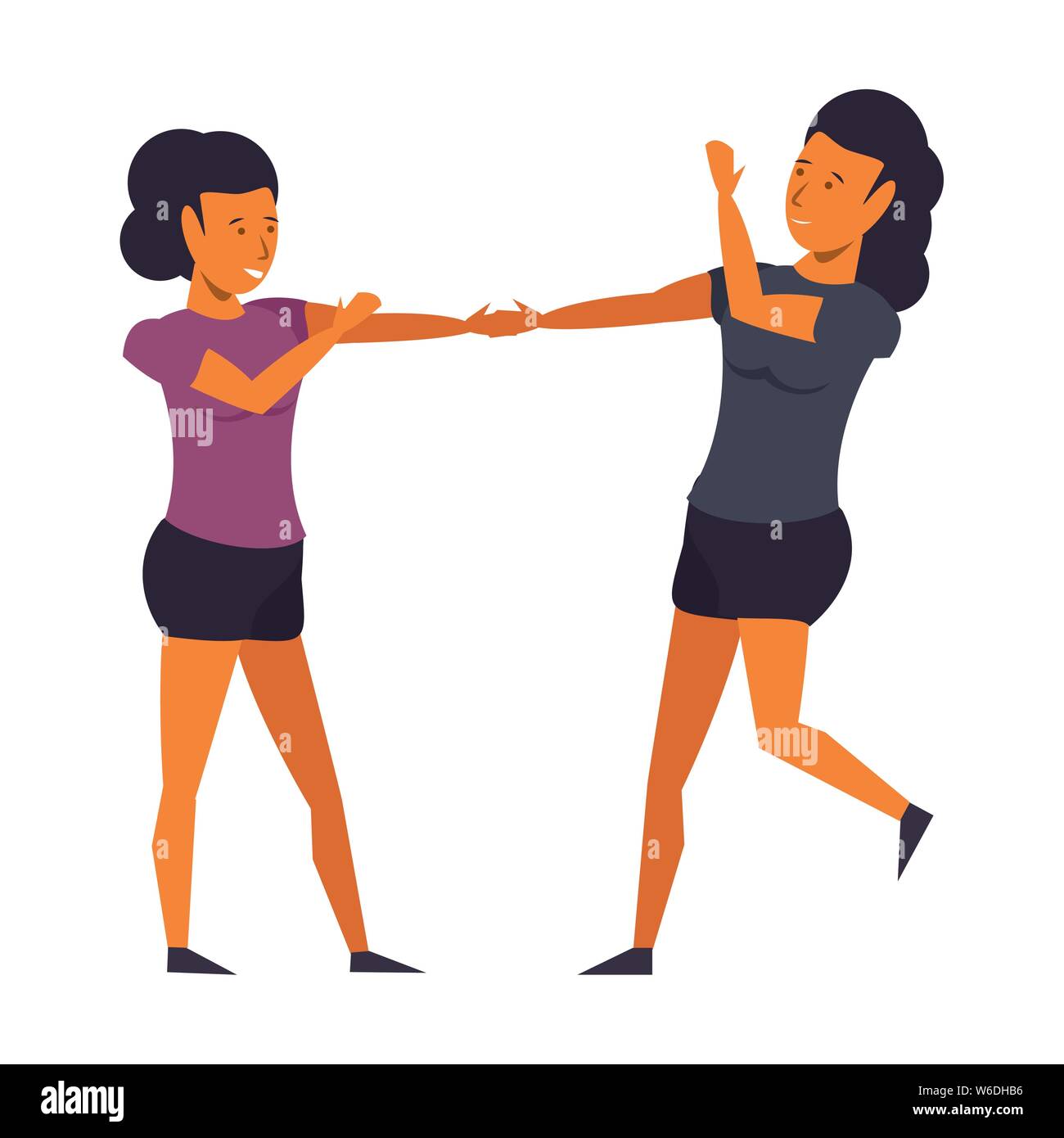 fitness sport exercise lifestyle cartoon Stock Vector Image & Art - Alamy