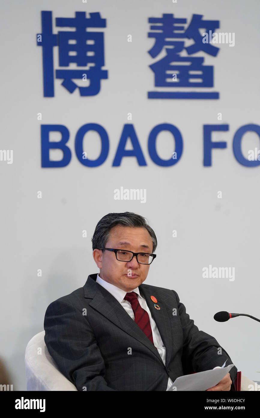 Liu Zhenmin, Under-Secretary-General of United Nations, attends the sub ...