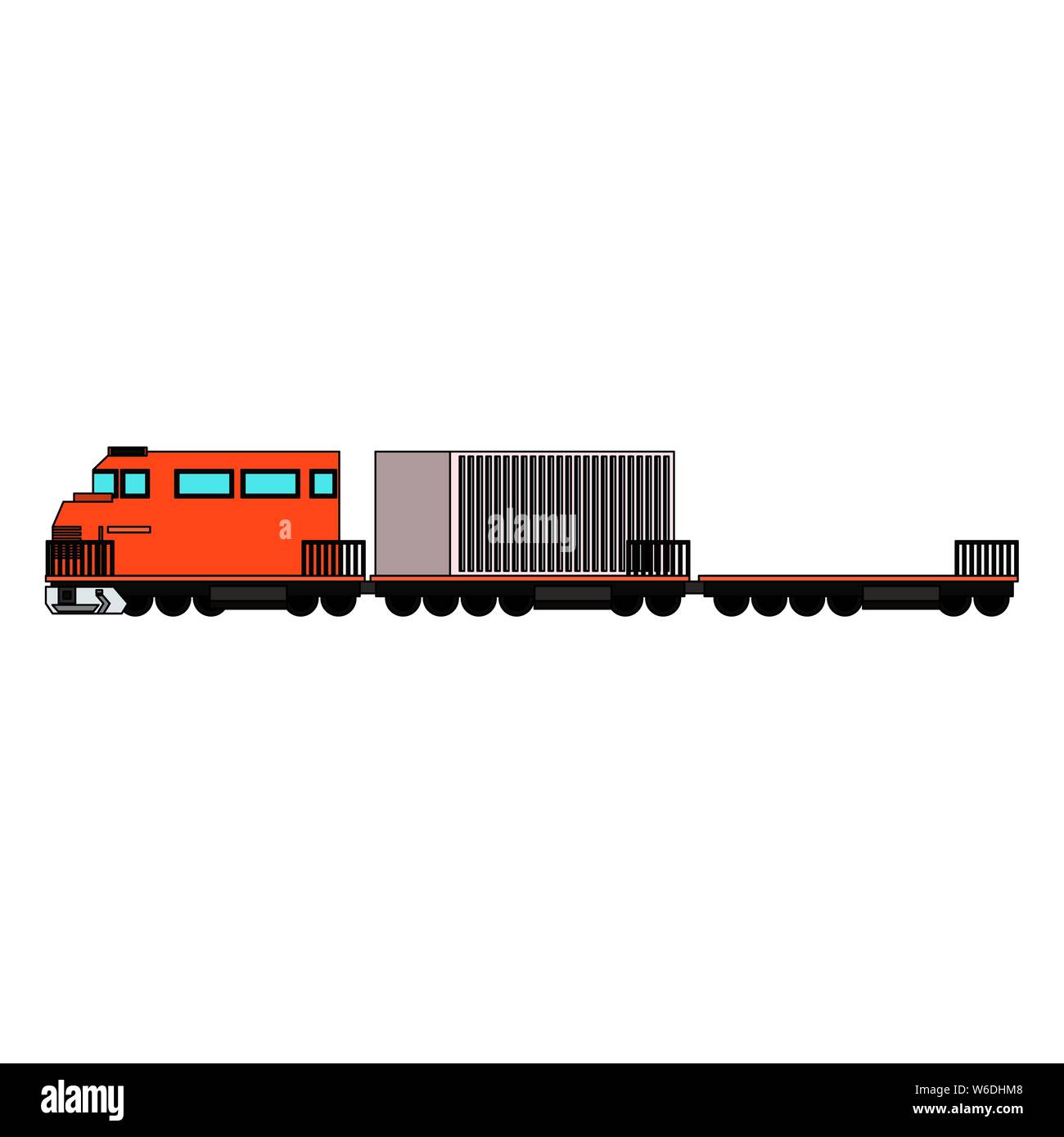 transport traffic delivery logistic cartoon Stock Vector Image & Art ...