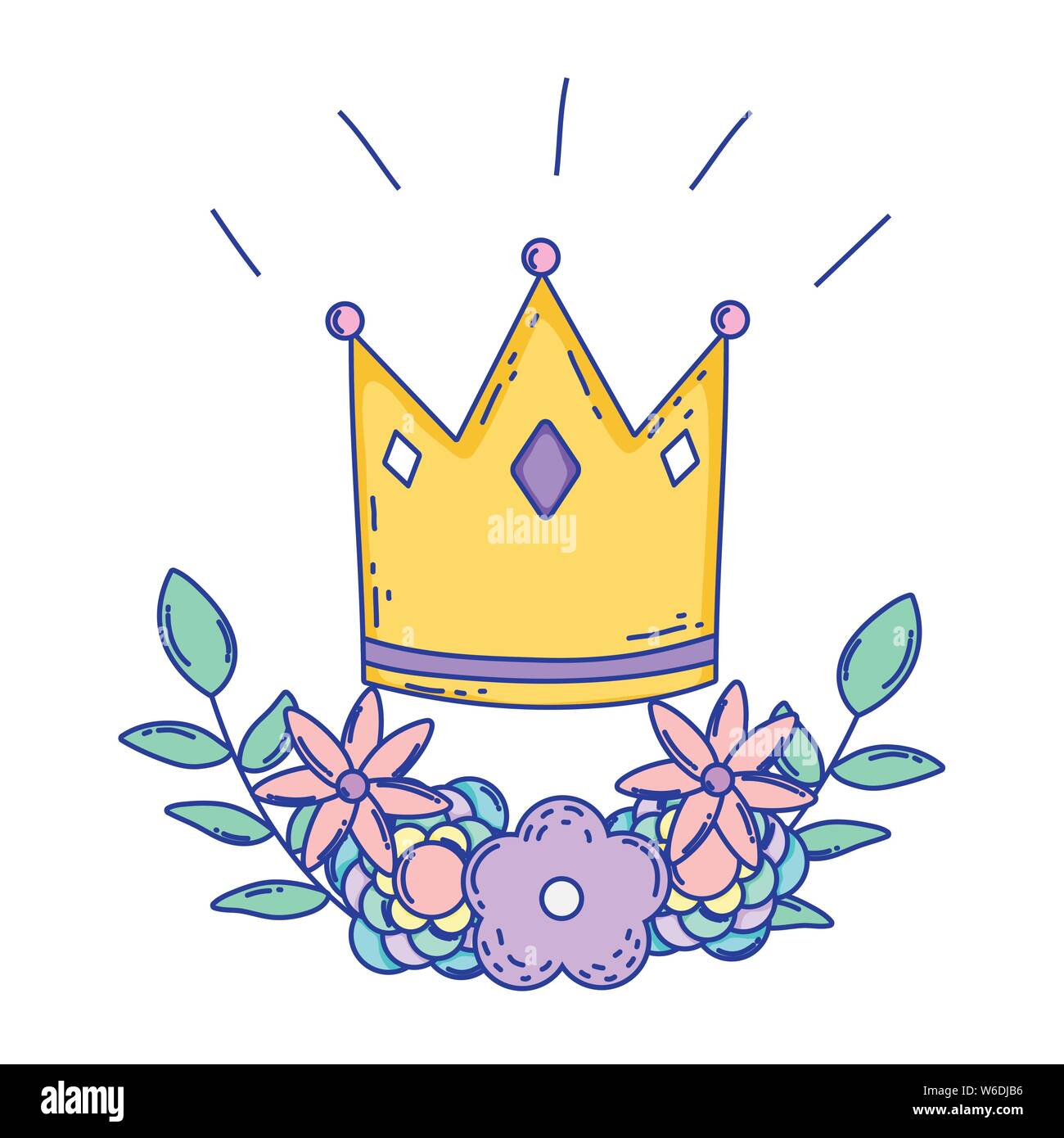 Royal crown design, King queen luxury jewelry insignia and emperor ...
