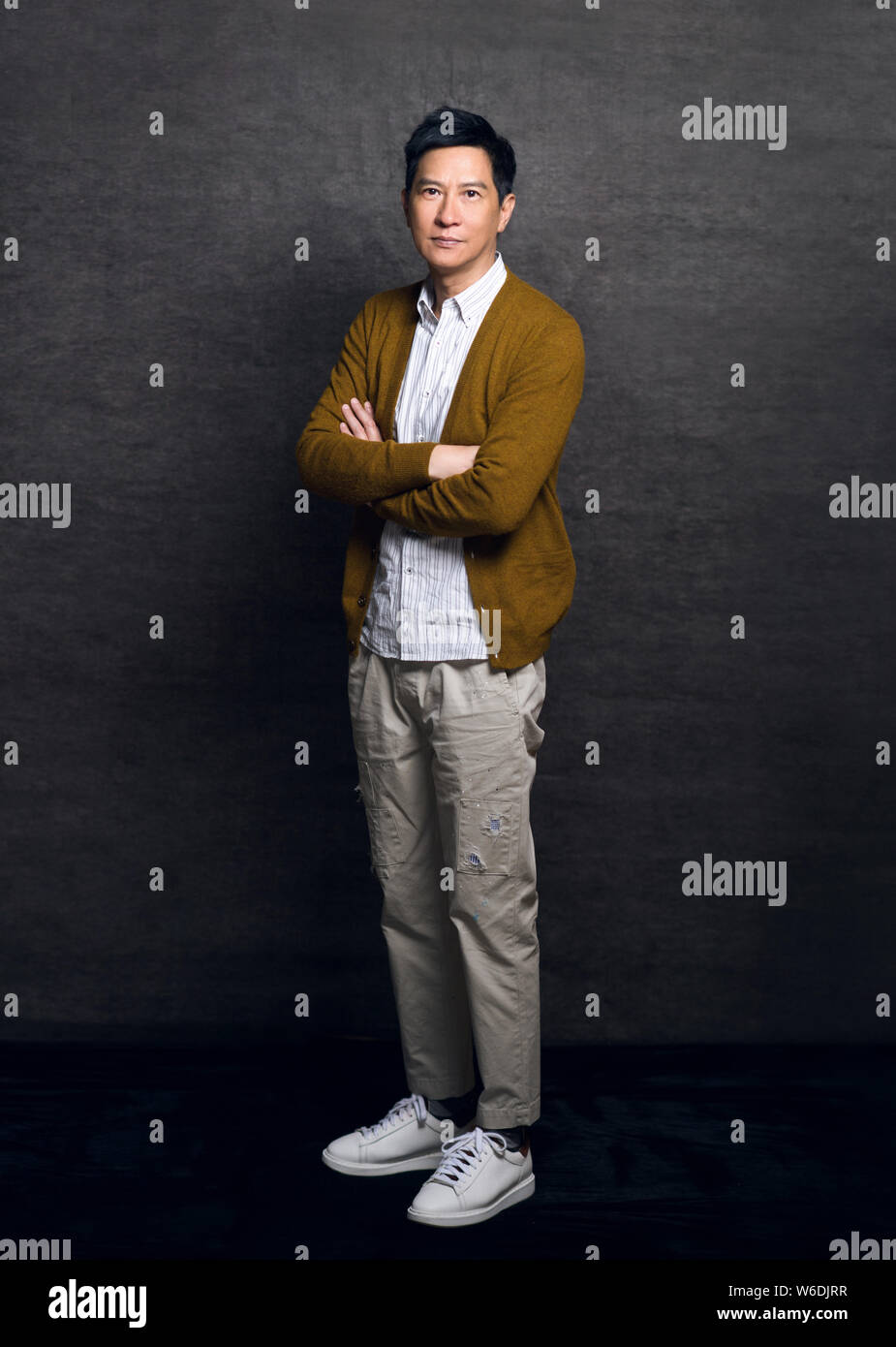 Hong Kong actor Nick Cheung poses for portrait photos during an ...