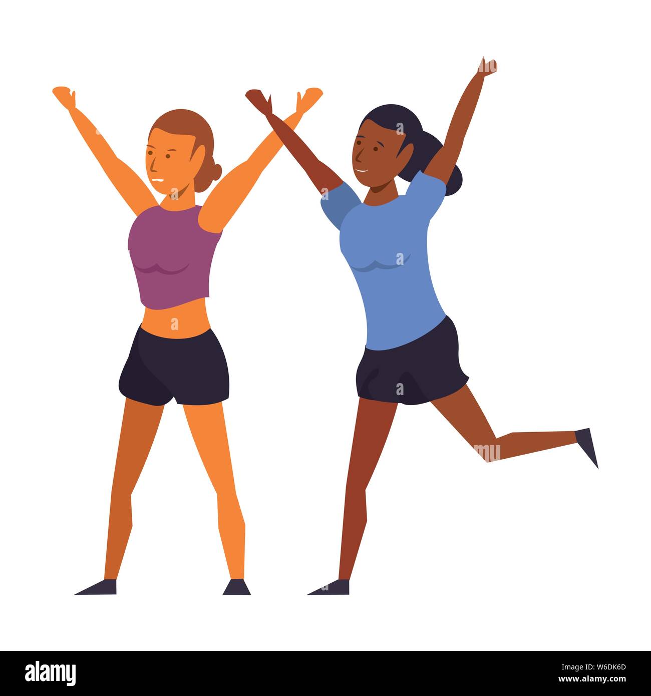 fitness sport exercise lifestyle cartoon Stock Vector Image & Art - Alamy