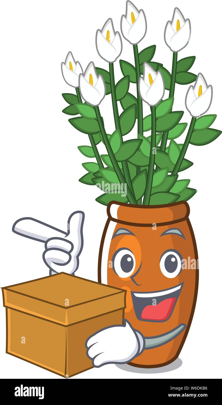 Peace lily house plant Stock Vector Images - Alamy