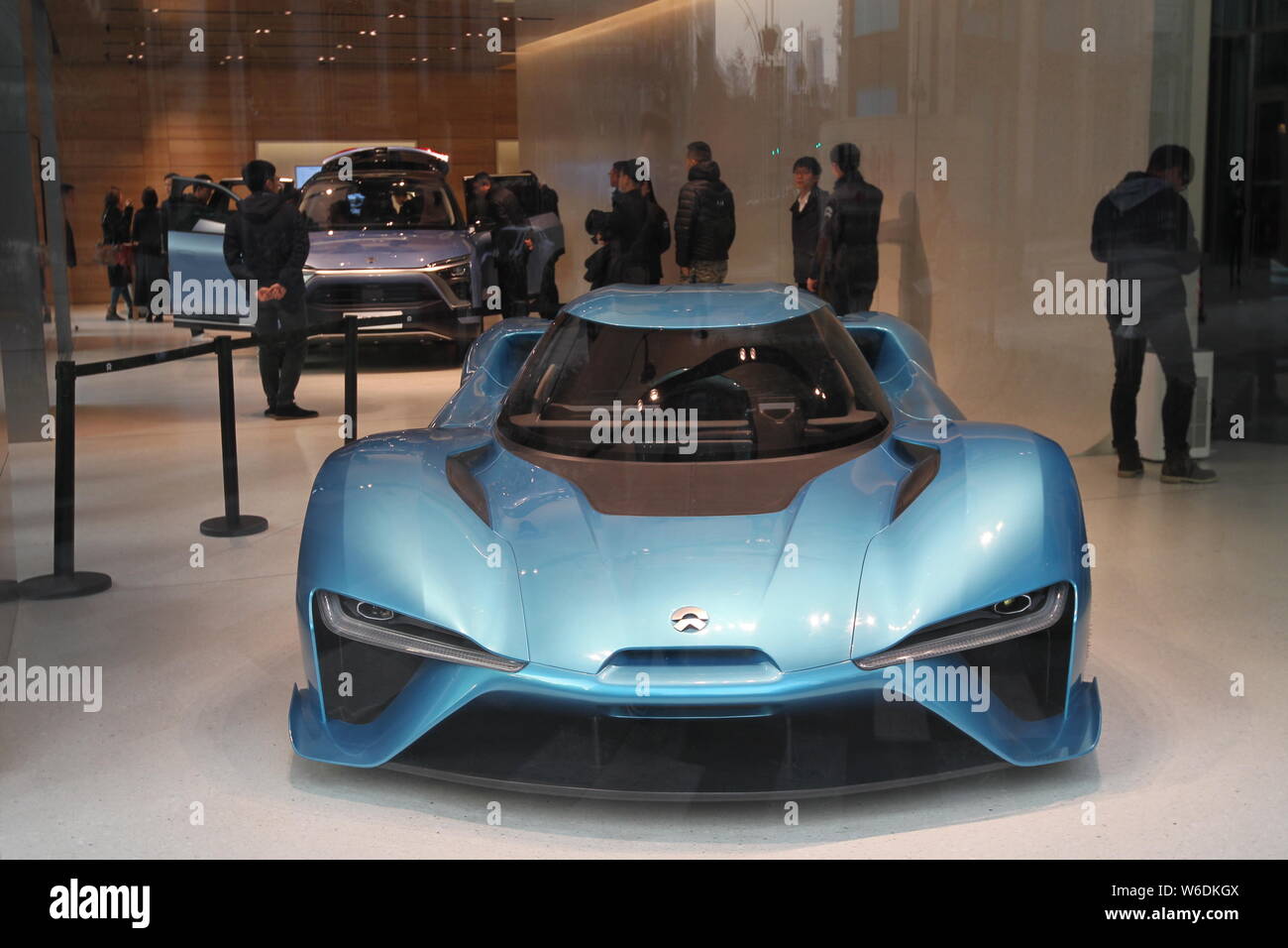 --FILE--A NextEV Nio EP9 electric supercar is on display at the NIO ...