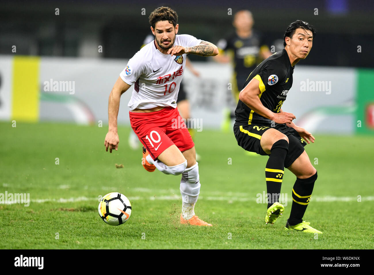 Brazilian football player Alexandre Rodrigues da Silva, known as Pato ...