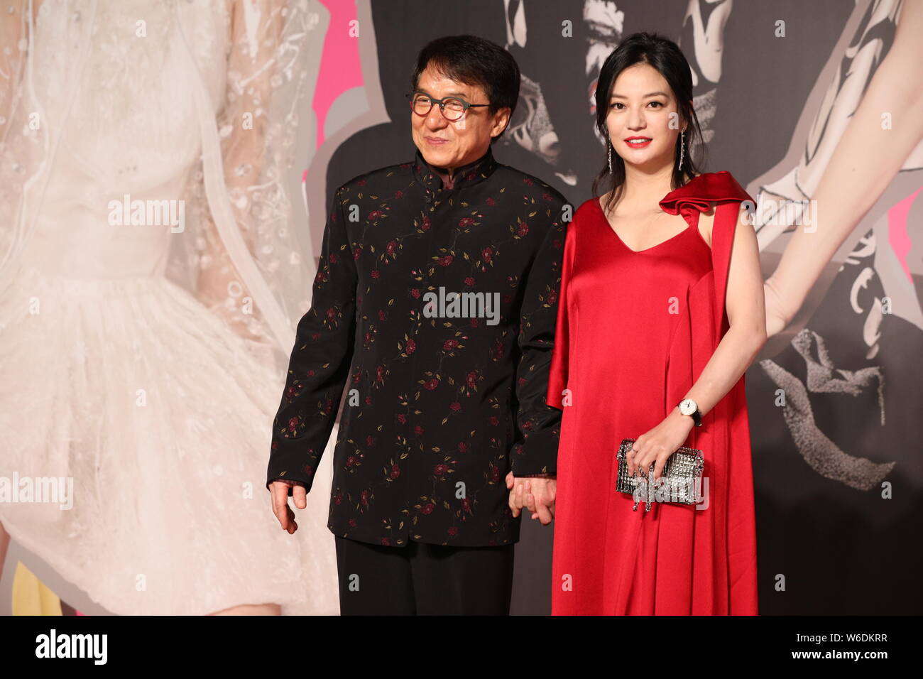 Chinese actress Zhao Wei, right, and Hong Kong kungfu star Jackie Chan ...