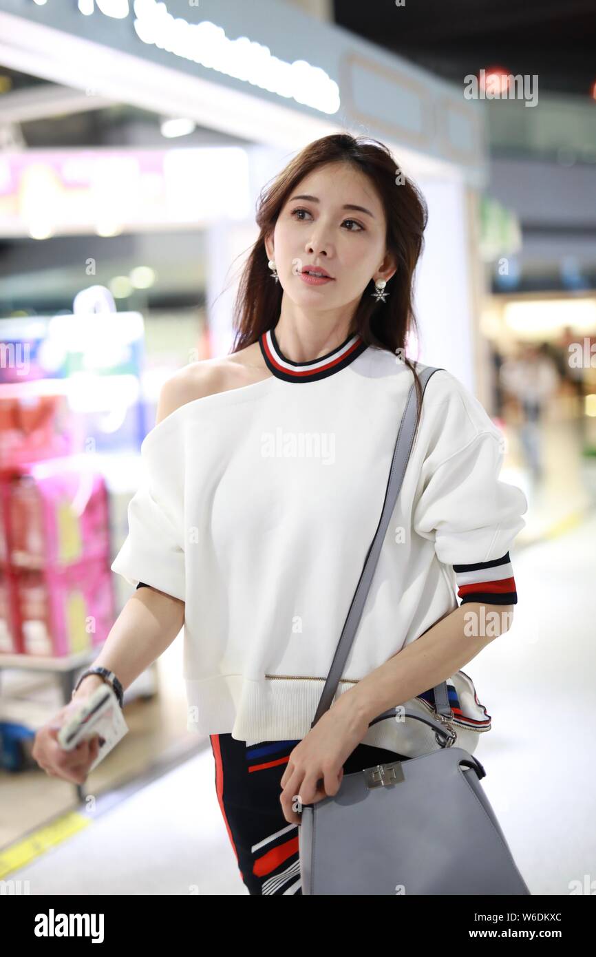 Taiwanese model and actress Lin Chi-ling is pictured at the Shanghai ...
