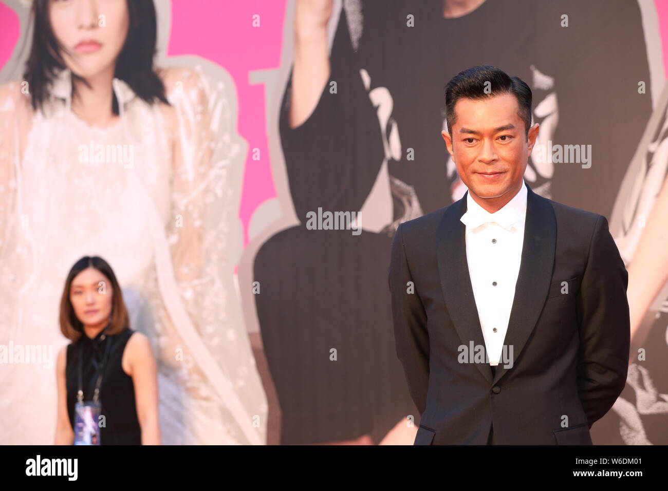 Hong Kong actor Louis Koo arrives on the red carpet for the 37th Hong ...