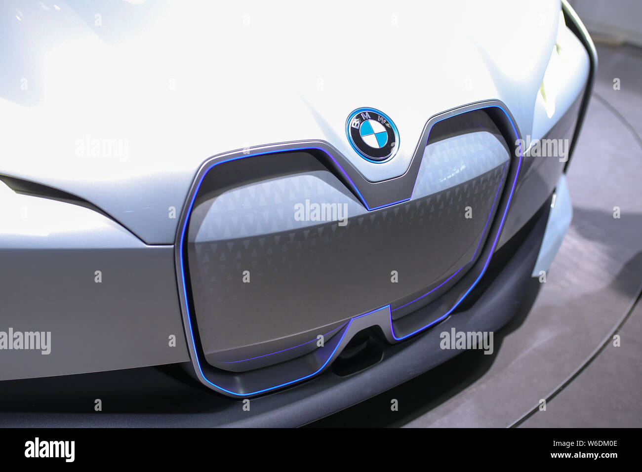 A BMW concept car is on display during a preview of the 15th Beijing ...