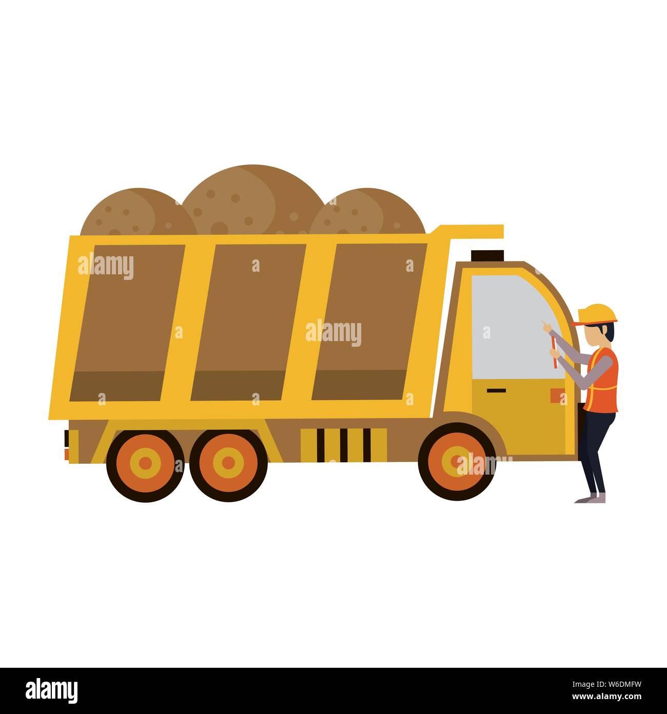 construction architectural engineering work cartoon Stock Vector Image ...