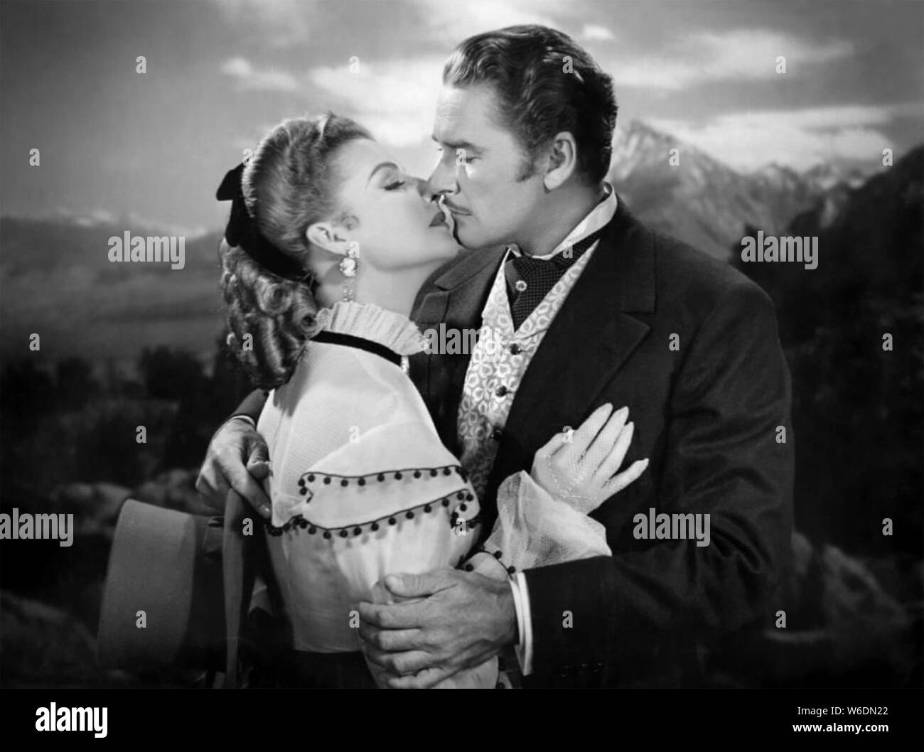SILVER RIVER 1948 Warner Bros film with Ann Sheridan and Errol Flynn Stock Photo - Alamy