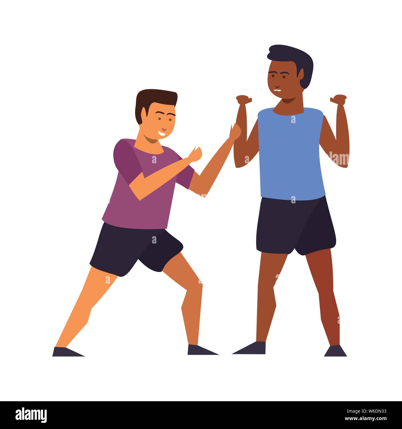 fitness sport exercise lifestyle cartoon Stock Vector Image & Art - Alamy