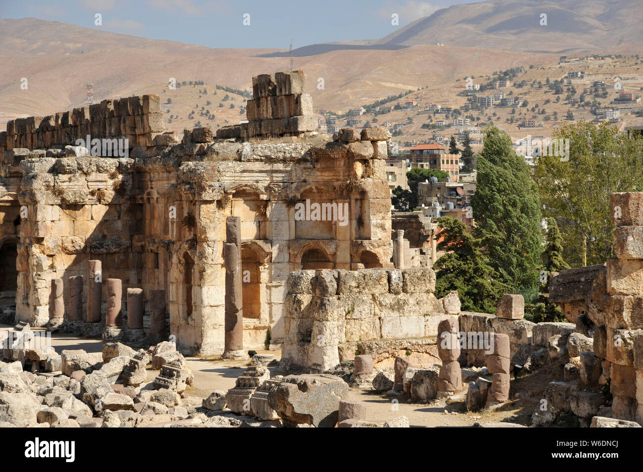 Lebanon: the Baalbek archaeological site, former Heliopolis. UNESCO ...