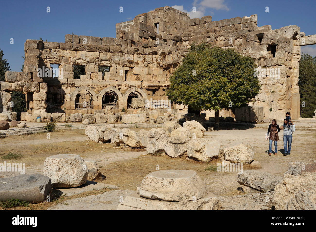 Lebanon: the Baalbek archaeological site, former Heliopolis. UNESCO ...