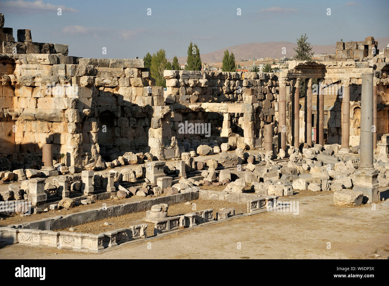 Lebanon: the Baalbek archaeological site, former Heliopolis. UNESCO ...