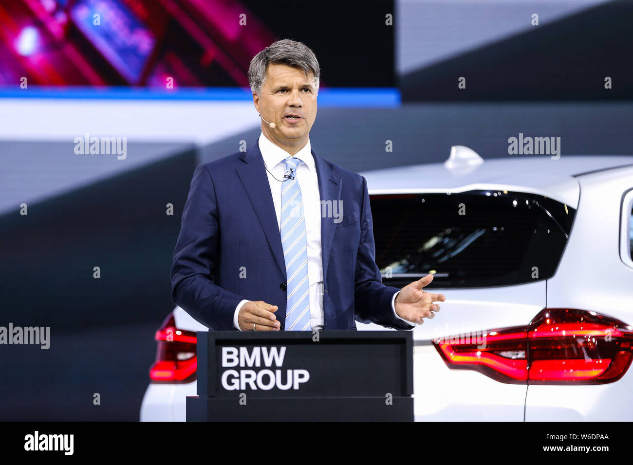 Harald Kruger, CEO and Chairman of the Board of Management of BMW AG ...
