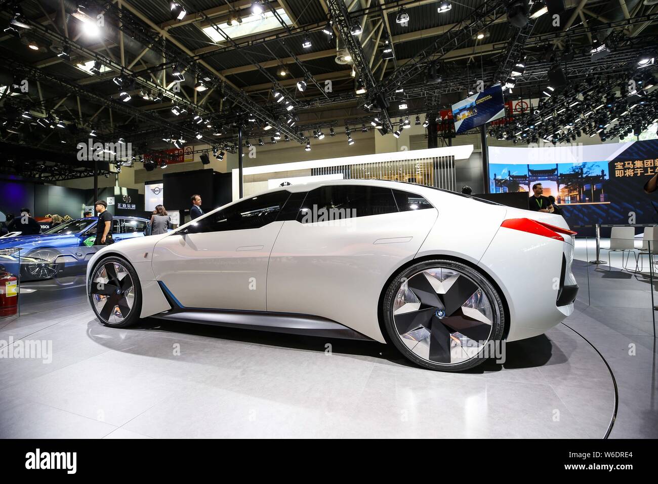 A BMW i Vision Dynamics Concept is on display during the 15th Beijing ...