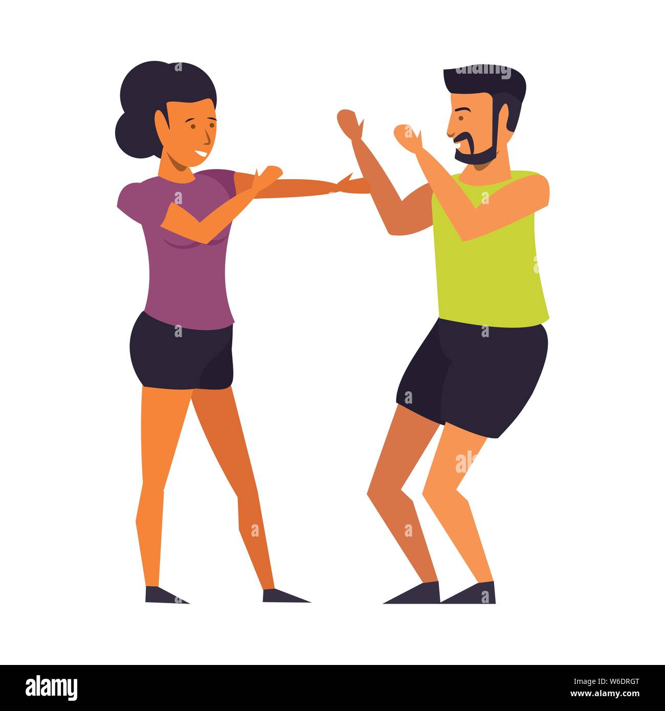 fitness sport exercise lifestyle cartoon Stock Vector Image & Art - Alamy