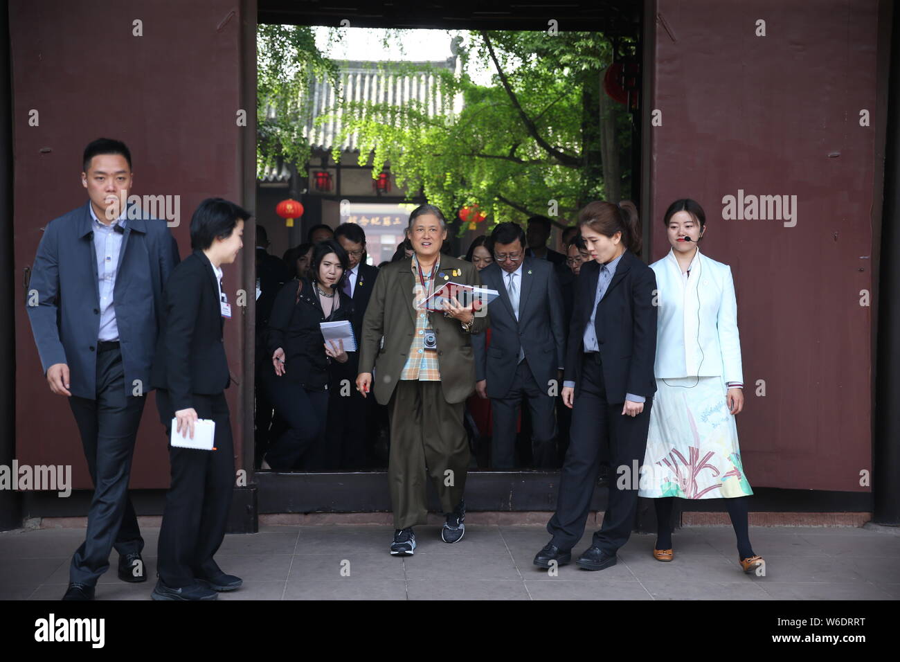 Thai Princess Maha Chakri Sirindhorn visits the San Su Temple in ...