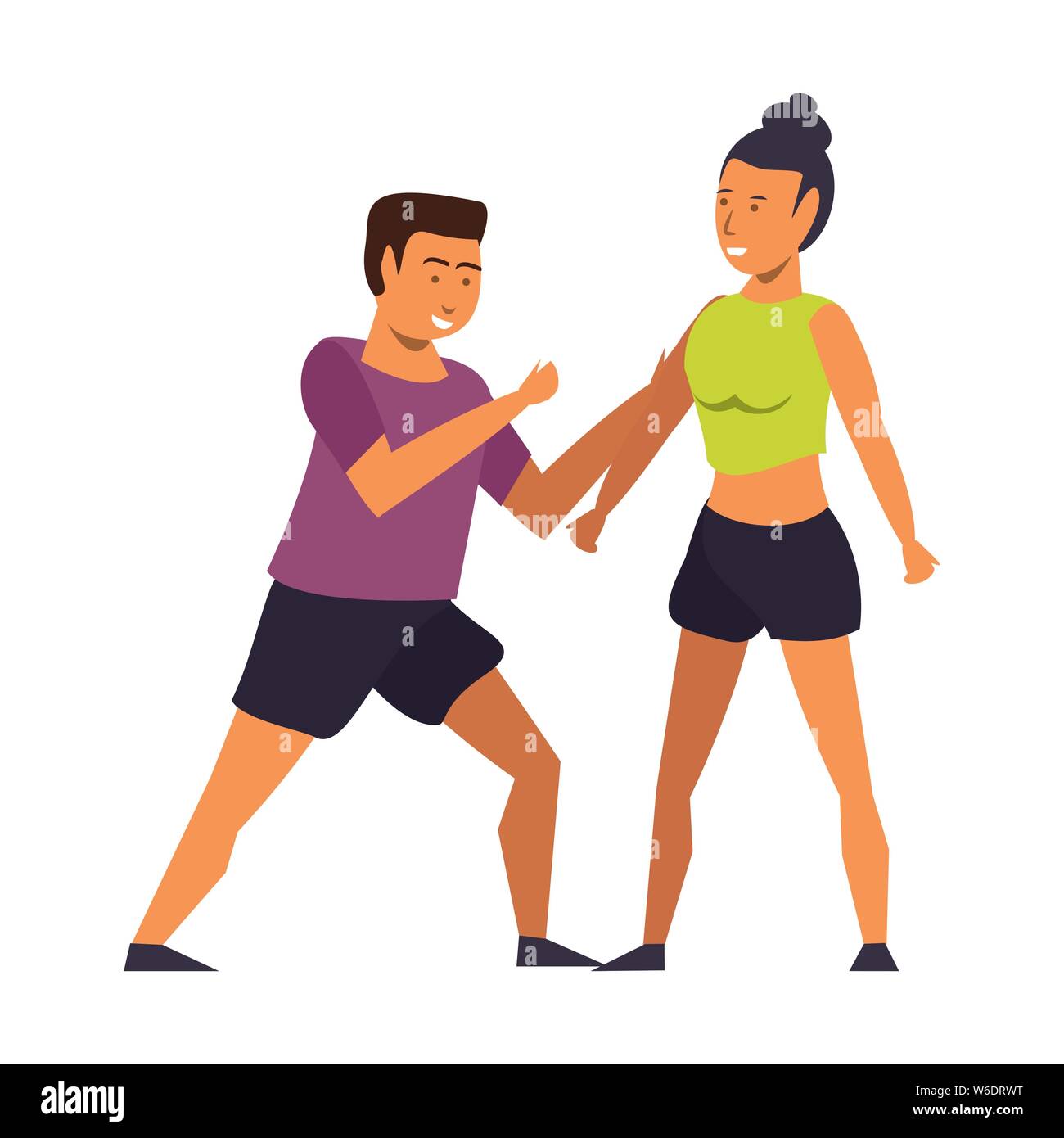 fitness sport exercise lifestyle cartoon Stock Vector Image & Art - Alamy