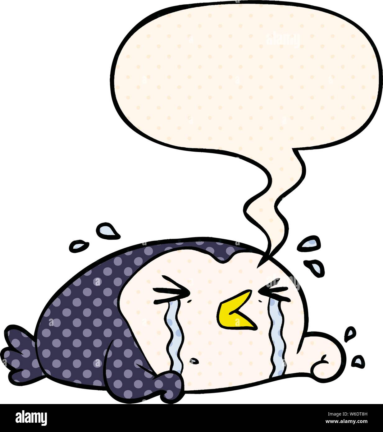 Bubble crying comic character hi-res stock photography and images - Alamy