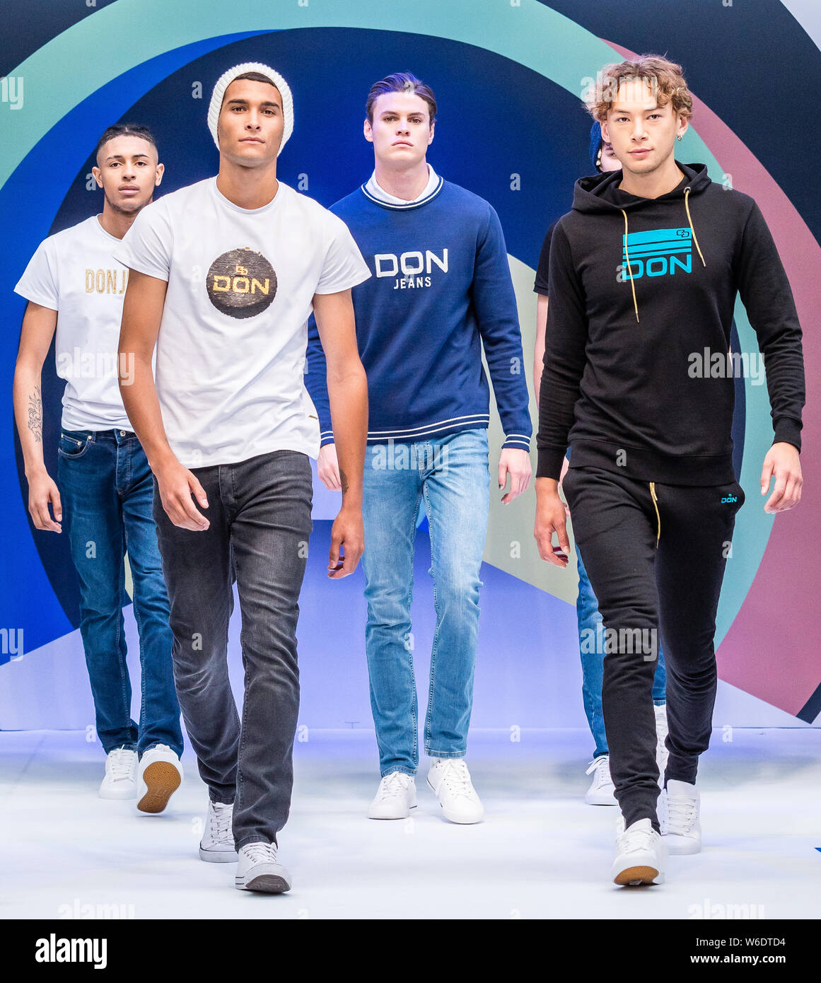21 July 2019 - London Pure London SS20 catwalk runway event, male ...