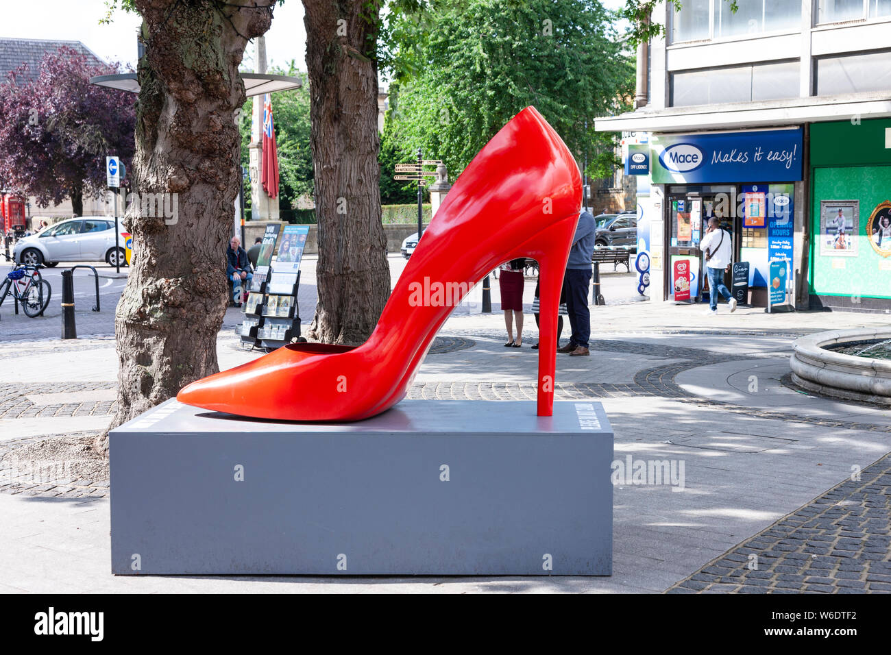 Northampton, U.K. 1st August 2019. Northampton's rich shoe heritage is ...