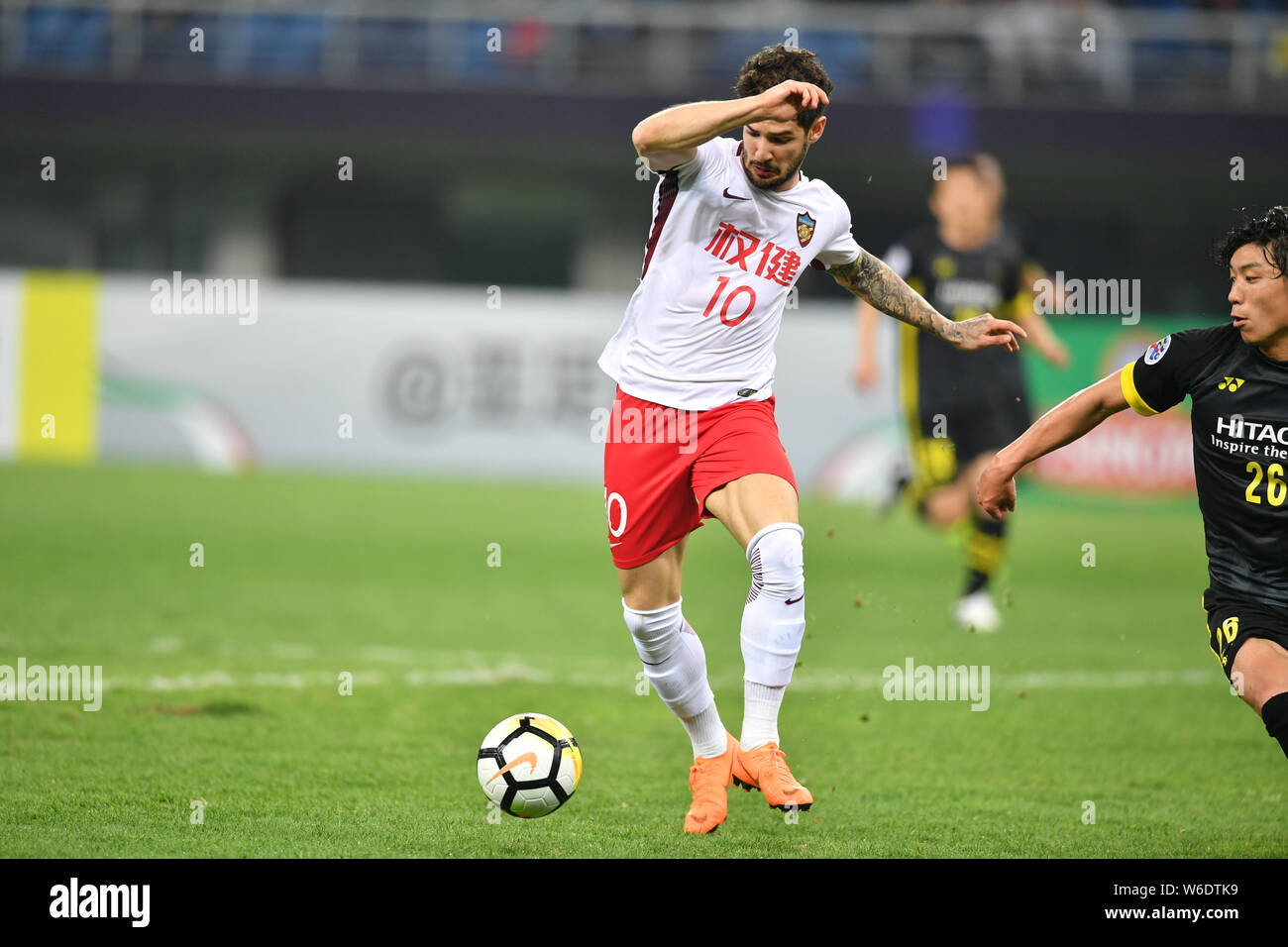 Brazilian football player Alexandre Rodrigues da Silva, known as Pato ...