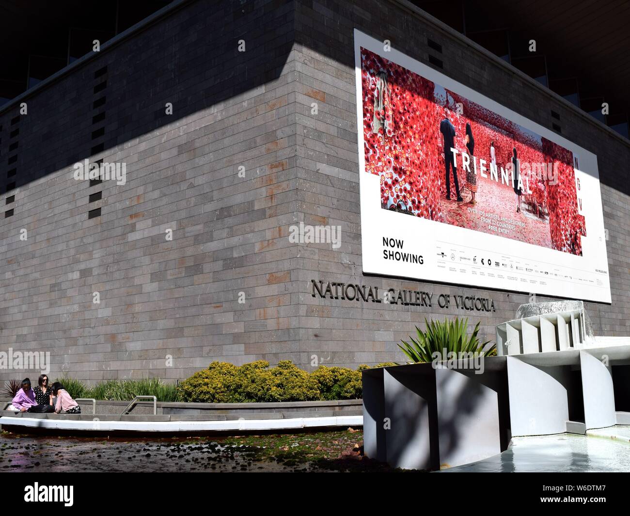 View of the NGV Triennial art exhibition at the National Gallery of ...