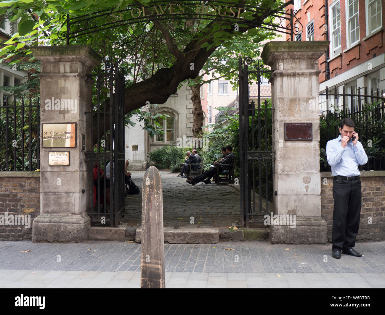 St Olave's House aka Upwell Old Jewry is the tower of the church of St ...