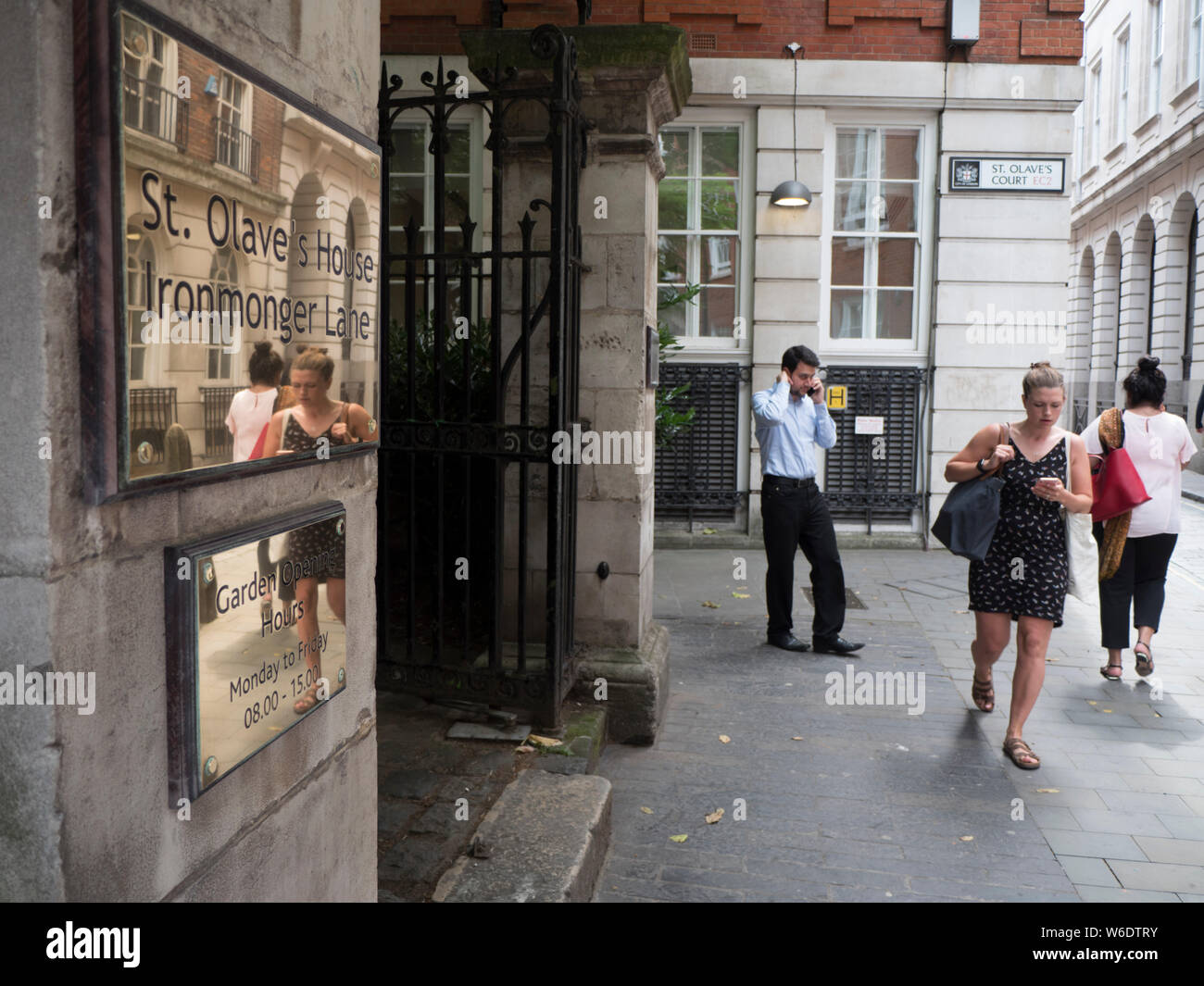 St Olave's House aka Upwell Old Jewry is the tower of the church of St ...